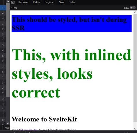 fouc during ssr in production builds · issue 5194 · sveltejs kit · github