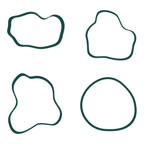 Collection Of Irregular Shapes 16900824 Vector Art At Vecteezy