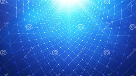 Sphere With Network Connection Lines For Technology Concept Stock
