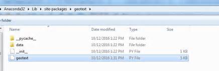 Cannot Import Name Geotext From The Geotext Python Package Stack
