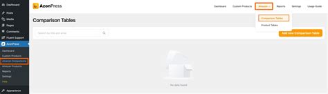 How To Create An Amazon Comparison Table With Azonpress Wp Manage Ninja
