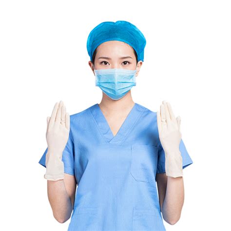 医疗防护 口罩 手套 护士