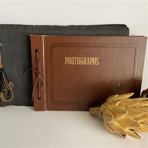Old Fashioned Photo Albums Etsy