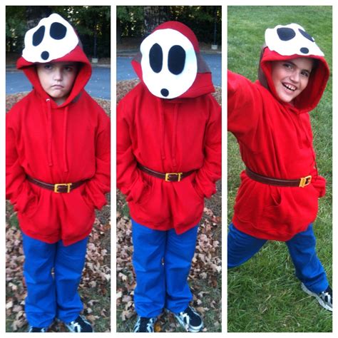 Homemade Shy Guy Costume Halloween Costume Mario Brothers Mario Bros