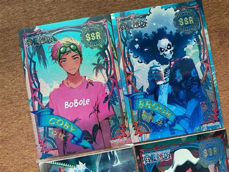 Op Ccg One Piece Ssr And Lr Franky Coby Brook Usopp Hobbies Toys Toys Games On Carousell