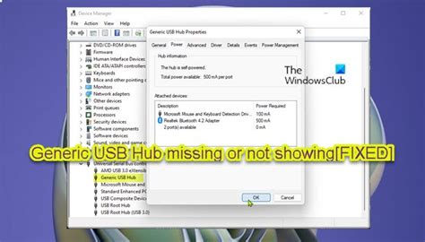 Fix Generic Usb Hub Missing Or Not Showing In Windows 1110