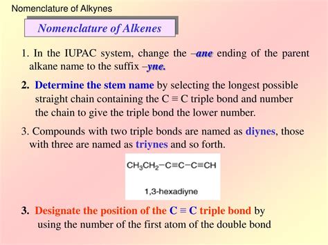PPT Alkynes PowerPoint Presentation Free Download ID