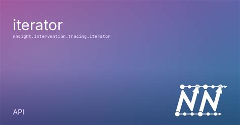 Iterator Nnsight