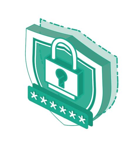 Premium Vector Isometric 3d Cyber Security Concept