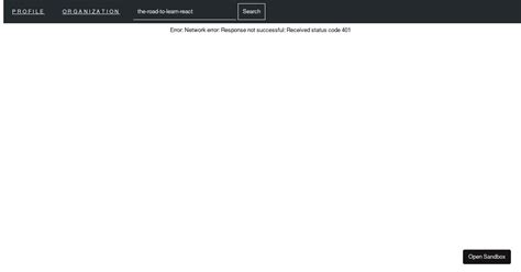 React Apollo Graphql Stack Training Codesandbox