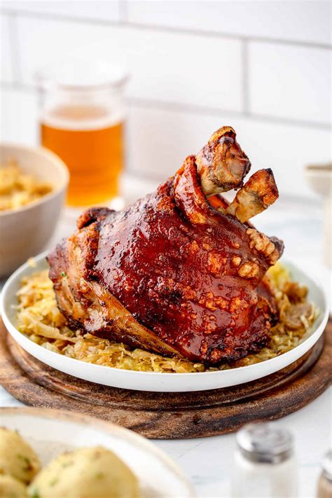 German Roasted Pork Knuckle Schweinshaxe Jernej Kitchen