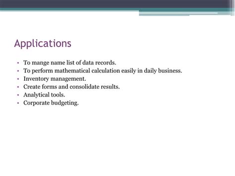 Application Of Excel And Spss Programme In Statistical Pptx