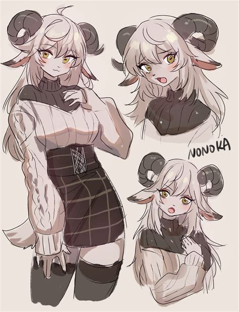 Nonoka917 Original Highres 1girl Animal Ears Black Thighhighs