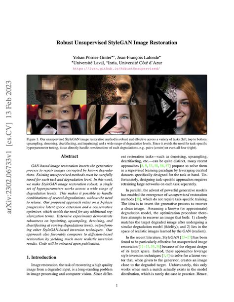 Robust Unsupervised Stylegan Image Restoration