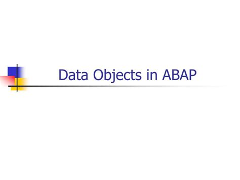 Ppt Abap Programming Overview Powerpoint Presentation Free Download