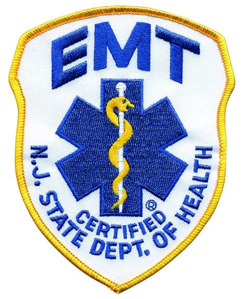 Nj State Doh Emt Shoulder Patch Heros Pride