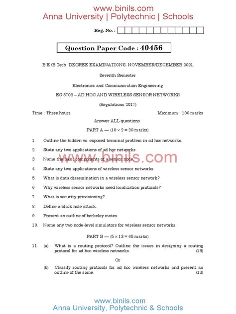 ec8702 ad hoc and wireless sensor networks pdf wireless sensor network wireless ad hoc network