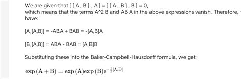Solved We Are Given That Ab A Ab B 0 Which Means