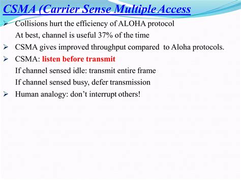 Media Access Control Pptx Computer Networking Computing