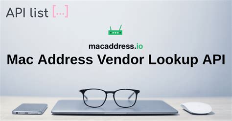 Mac Address Vendor Lookup Api Apilist Fun