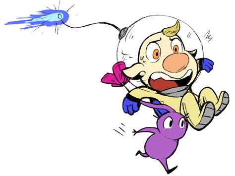 Purple Pikmin And Louie Pikmin Drawn By Urfbownd Danbooru