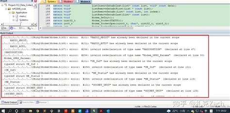 Keil Error 101 “name“ Has Already Been Declared In The Current Scope解决方法 知乎