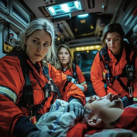 Free Paramedics With Patient Image Paramedics Ambulance Emergency