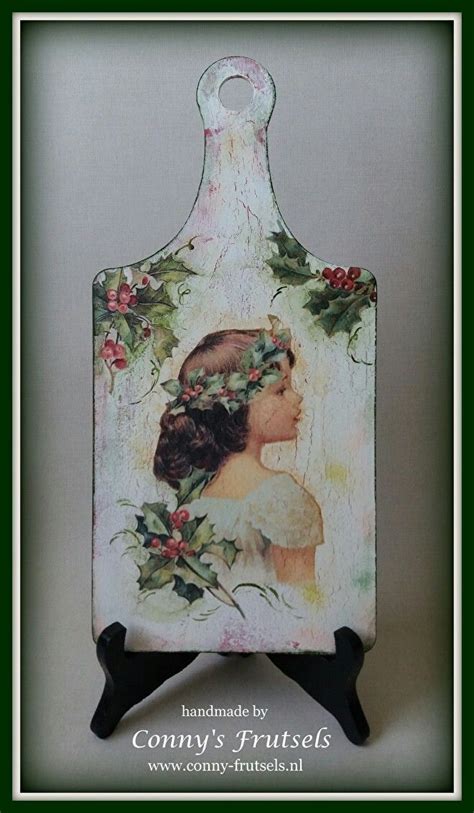 Pin Van Connys Frutsels Op Decoupage By Connys Frutsels Kaasplankje Decoupage Techniek