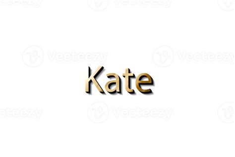 Kate Name 3d 16618591 Png