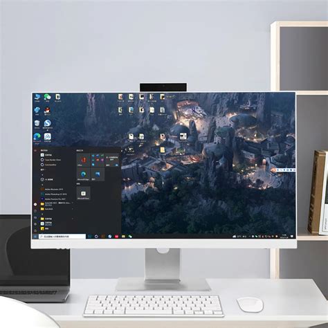 All In One PC Curved Inc Cheap Curved Screen Monoblock Home Office Game Desktop Computer All