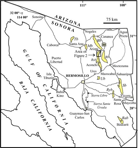 Map Sonora California