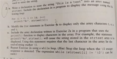 Write A Declaration To Store The String This Is A