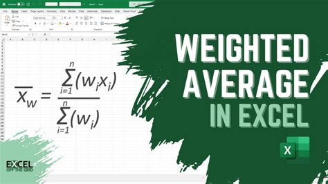 How To Calculate Weighted Average In Excel 4 Easy Examples