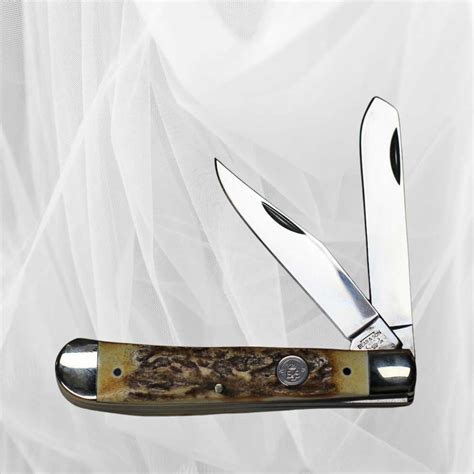 Bear And Son Large Trapper Stag Cgs54 Knifeworks