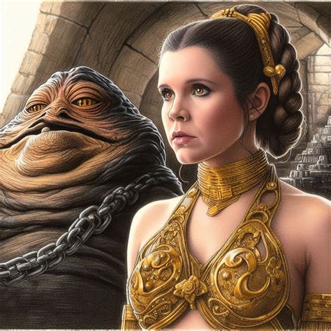 Slave Leia Prized Possession Of Jabba The Hutt By Magicianpendragon