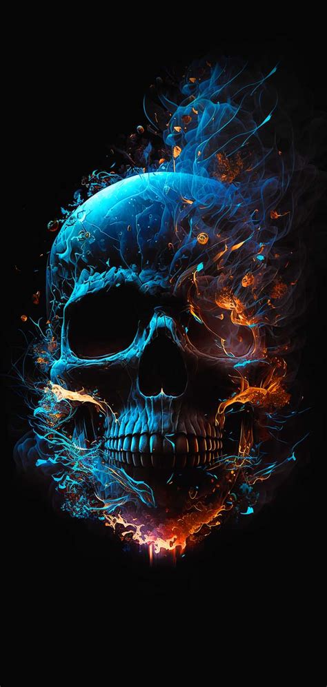 Free Skull Wallpaper For Iphone At Margurite Stokes Blog