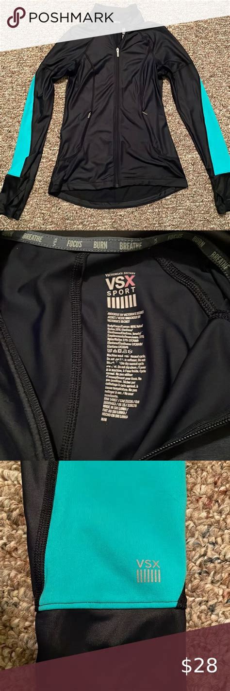victoria s secret sport vsx gloss shine knockout track jacket track