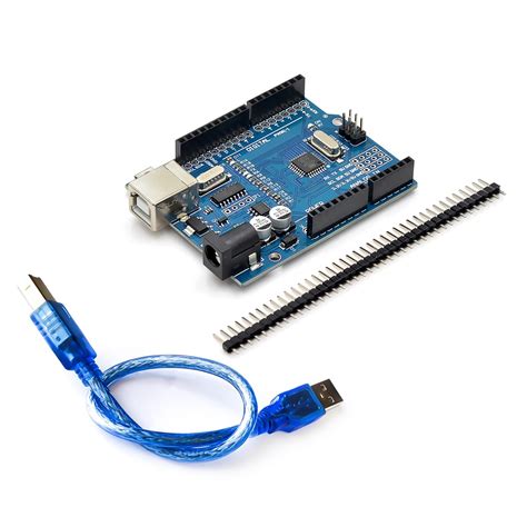 Mạch Arduino Uno R3 Atmega328p Ch340 Chip Dán Smd Kèm Cáp Kết Nối Linh Kiện điện Tử