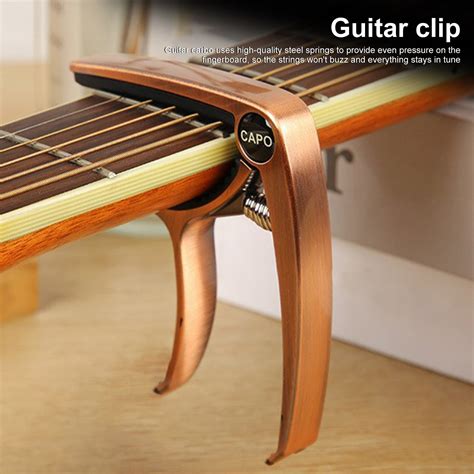Naierhg Zinc Alloy Guitar Capo Heavy Duty Universal Ukulele Acoustic