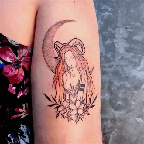 Aries Tattoo 40 Ideas And Designs For Aries Women