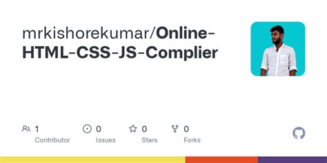 Github Mrkishorekumaronline Html Css Js Complier