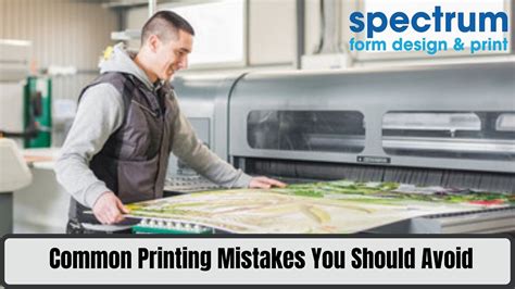 Common Printing Mistakes You Should Avoid Printing Services In Bath By Spectrum Form Design Ltd