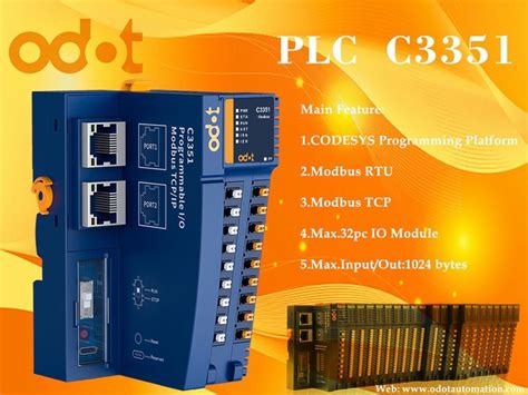The Odot C3351 Is A Plc That Support Codesys And Compliant With The