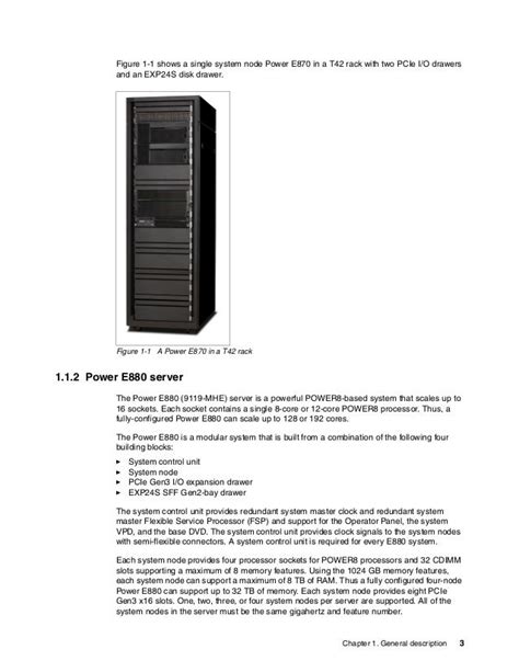 Ibm Power Systems E870 And E880 Technical Overview And Introduction