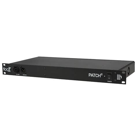 Flock Audio Patch LT 16x16 32 Point Patchbay PLT00000147 Reverb