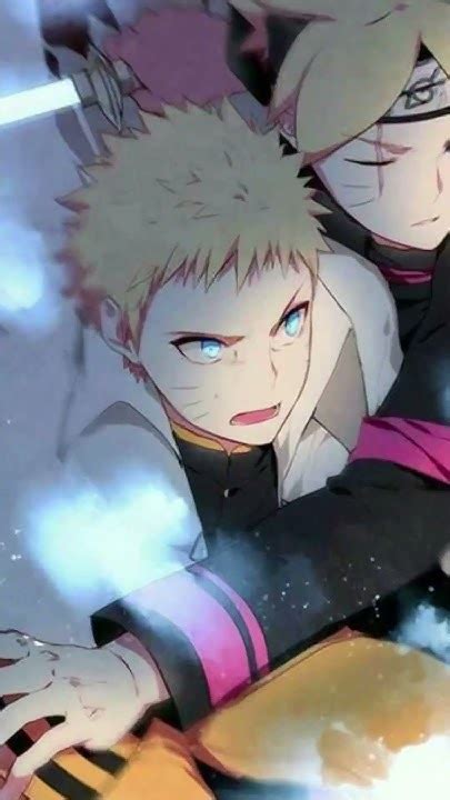Father And Son Naruto Boruto Editanime Papipapi Narutouzumaki And