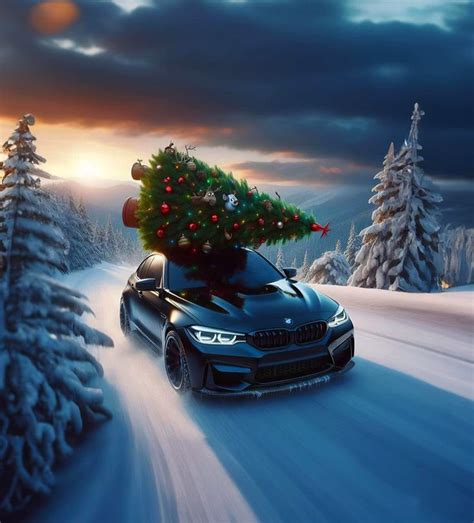 Merry Christmas Car Buon Natale Auto Bmw M4