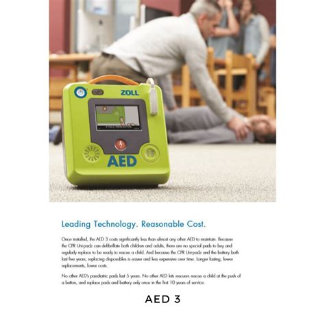Zoll Aed 3 Bls [defibrillator Cpr And Cardiac Arrest] Ghgoutlet