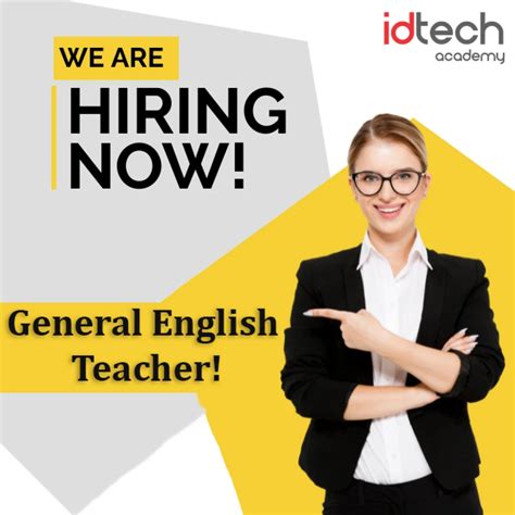 Id Tech Academy Ümumi Ingilis Dili Müəllimi Vakansiyasını Elan Edir