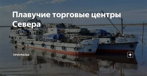 Плавучие торговые центры Севера Приуралье Дзен